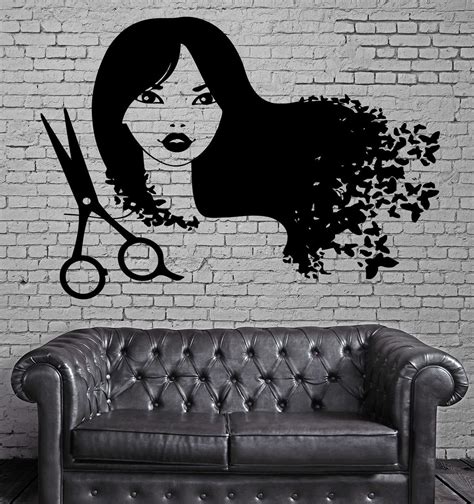 Hair Beauty Salon Barbershop Decor Wall Stickers Vinyl Decal Z2266