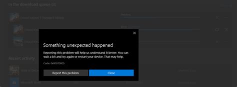 microsoft store error 0x80070005 with forza horizon 4 microsoft community