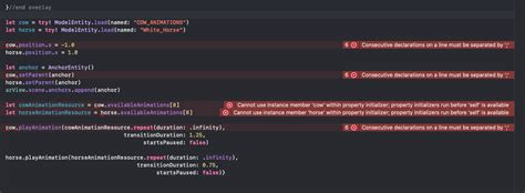 swift importing and animating multiple dz objects in realitykit