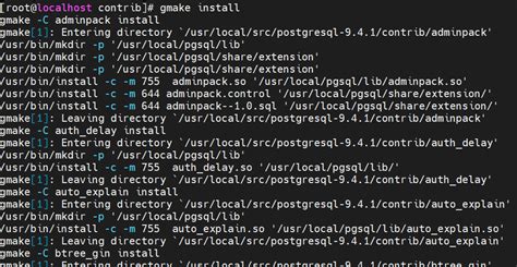 linux下安装postgresql 9 4数据库 云社区 华为云