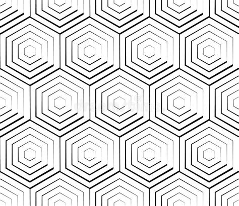 Cellular Geometric Pattern Seamlessly Repeatable Abstract Mono Stock