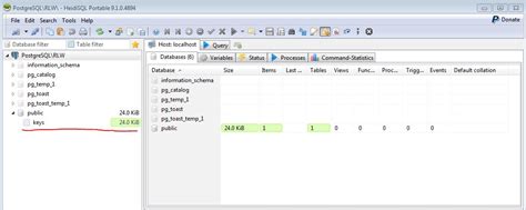 can t connect to specific postgresql database using