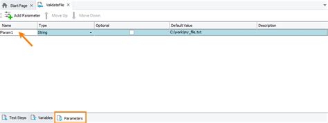 parameterizing file checkpoints testcomplete documentation