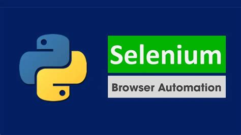 browser automation with python and selenium