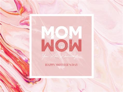 Sharefaith Media Mom Wow Mothers Day Service Graphic Sharefaith Media
