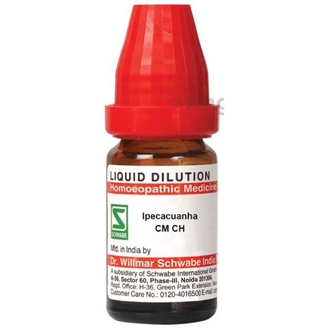 Dr Willmar Schwabe India Ipecacuanha Dilution Cm Ch Buy Bottle Of 10 0