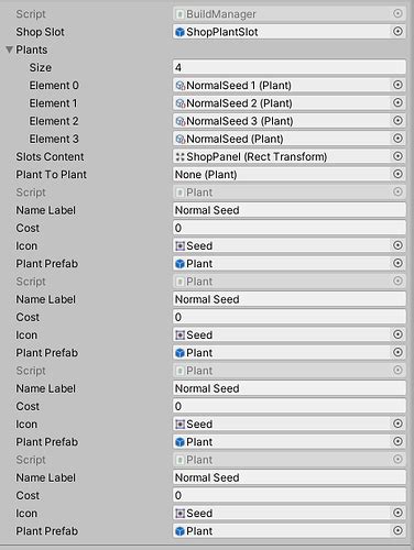 show scriptable objects parameter into an array questions and answers