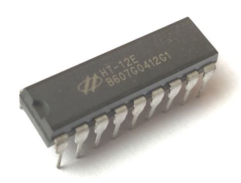 ht12e rf encoder ic pinout application examples and datasheet