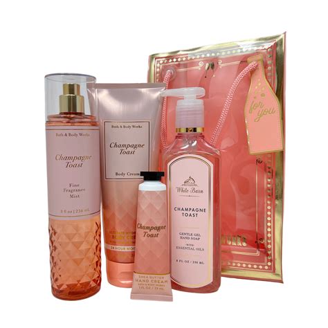 Bath And Body Works Champagne Toast T Bag Set Ultra Shea Body