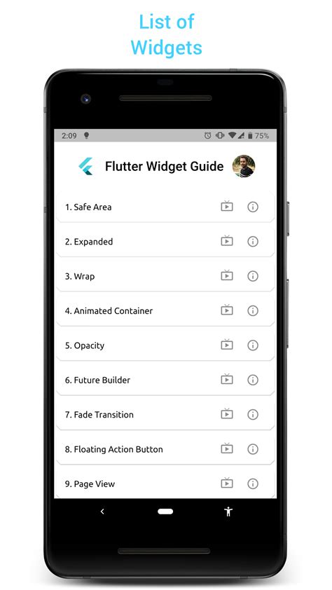 flutter widget guide it s all widgets