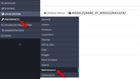 activate maintenance mode prestashop 1 6 tutorial fastcomet