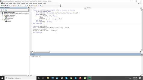 excel how to parse title from the website with vba stack overflow
