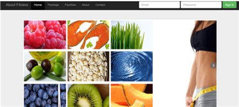 simple gym management system in php css javascript and