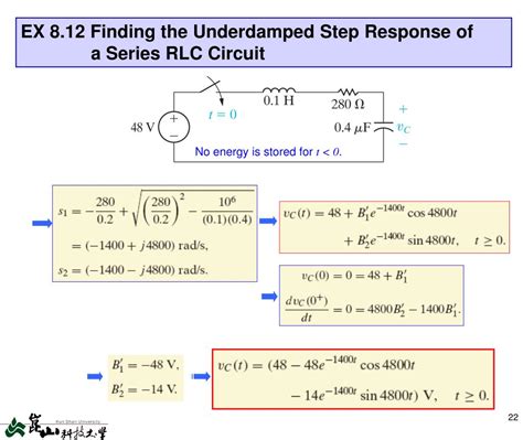 Ppt Chap 8 Natural And Step Responses Of Rlc Circuits Powerpoint