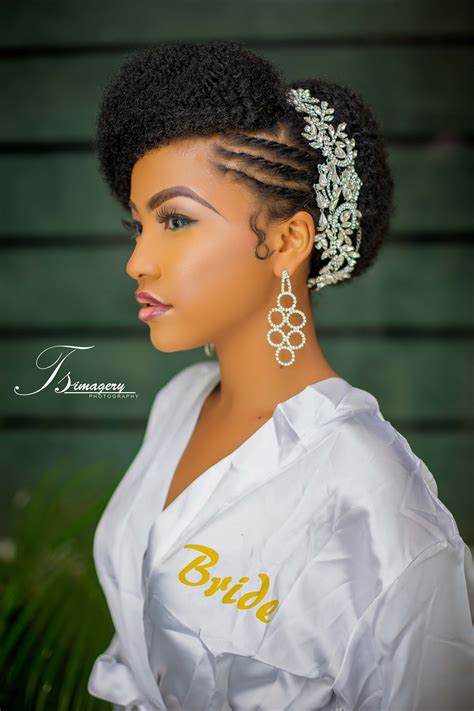 Natural Hair Bridal Shoot From Tsimagery Natural Wedding Hairstyles