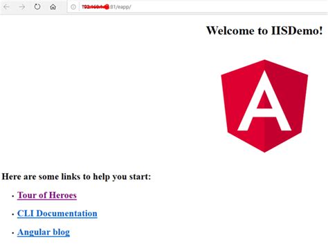 how to deploy an angular app on internet information