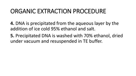 Methods Of Dna Extraction Ppt