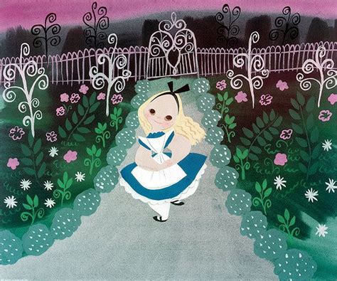 Alice In The Garden Mary Blair Disney Art Disney Concept Art