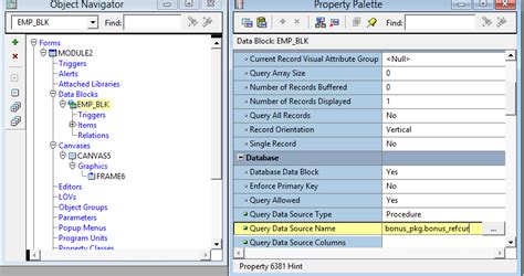 Oracle Forms Creation Using Database Procedure Ebiz Integration Technics