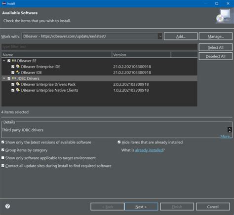 eclipse plugin installation instructions dbeaver