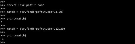 python string find function tutorial with examples poftut