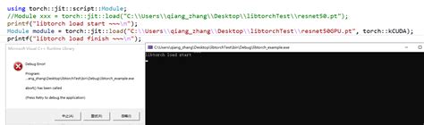 libtorch crash in win10 vision pytorch forums