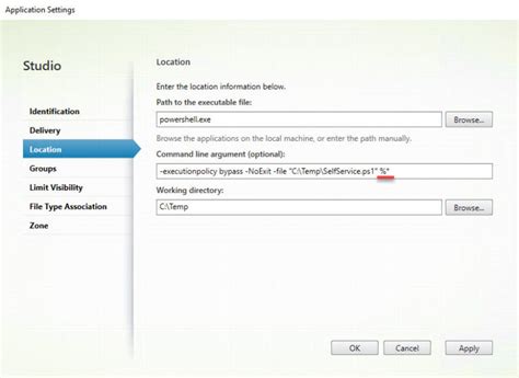 parsing multiple parameters using the citrix selfservice exe dennis span
