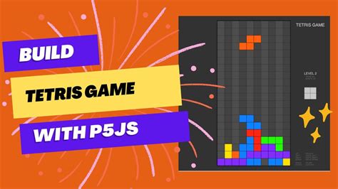 how to make a tetris game using p5 js step by step js game ep 2