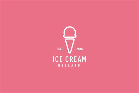Ice Cream Logo Vector Icon Illustration 29820286 Vector Art At Vecteezy