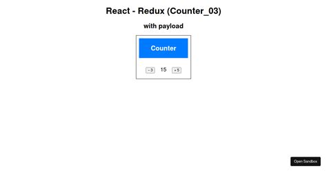 react redux counter 03 codesandbox