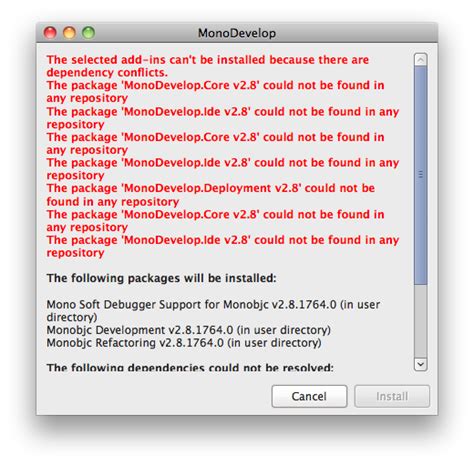 monobjc how to download older version of monodevelop stack overflow