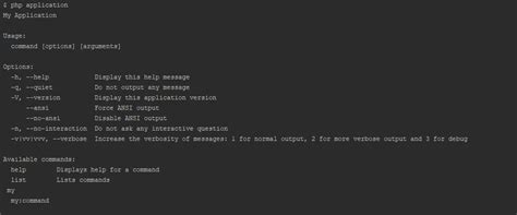 a guide to a proper php symfony console application