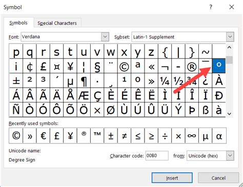Excel Tips How To Insert The Degree Symbol Excel Symbols Tips My Xxx