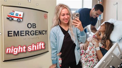 Day In The Life Ob Triage Emergency Nurse 🚑 Busy 12 Hour Night Shift