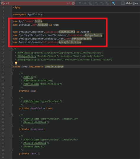 namespaces phpstorm not recognizing file paths stack