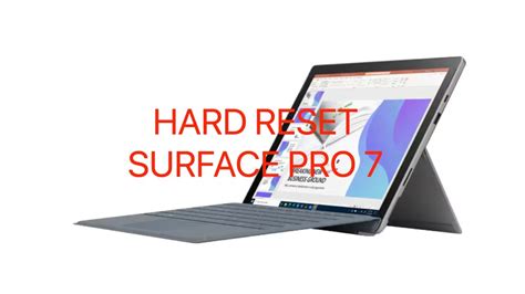 How To Reset Surface Pro 7 Dt Dailytech Youtube
