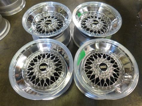 18 Bbs Rs Full Polished Triple Step 5x114 3 Vr Wheels