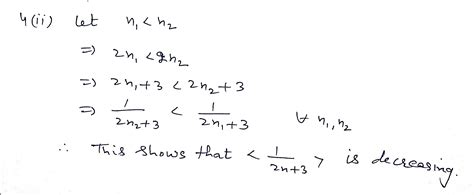 [solved] 4 Determine Whether The Sequence Is Increasing Decreasing