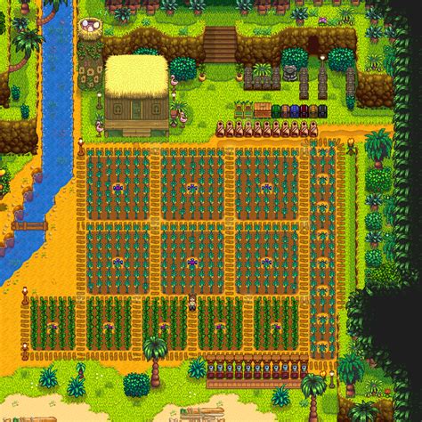 Island Farms Stardew Valley Layout Stardew Valley Farm Layout