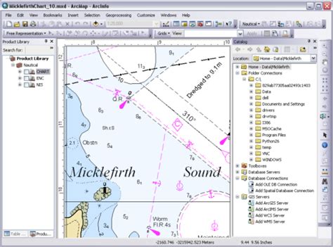 a quick tour of arcgis for maritime charting—arcmap 文档