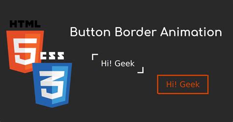 animated button border css geekboots