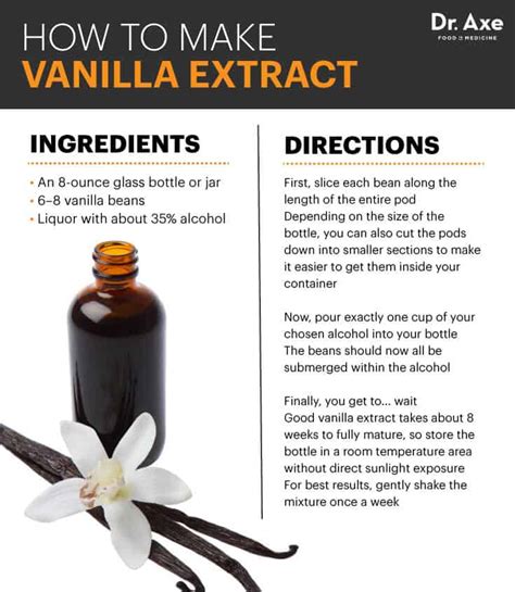 pure vanilla extract benefits recipes and how to make your own dr axe