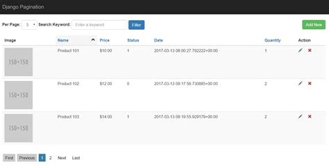 python django ajax pagination with search and sort [tutorial] carlo