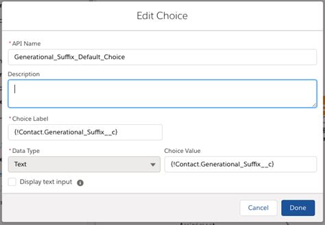 visual workflow flow picklist field outputs picklist field api name