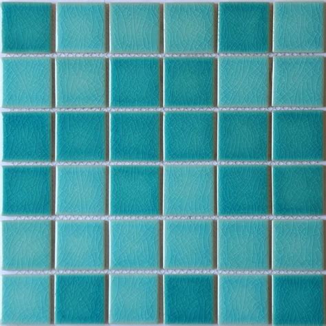 Glossy Pt 48 808 Crackle Series Porcelain Mosaic Tiles Size 2x2 Feet