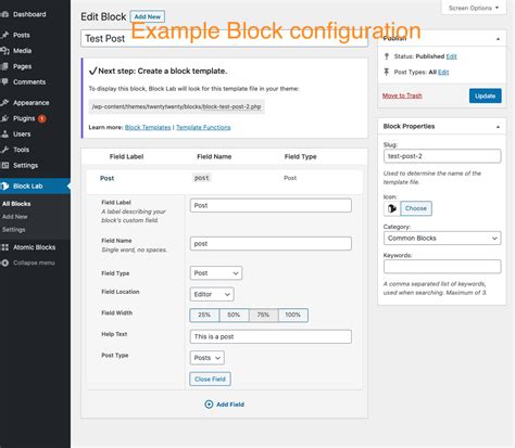 my custom blocks not available in “add block” menu after update