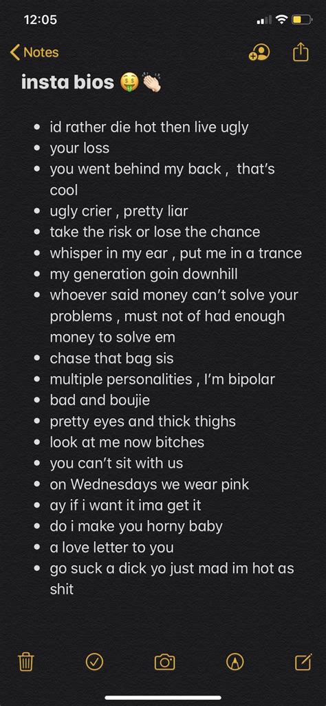 Baddie Insta Bios Clever Captions For Instagram Good Instagram Bios