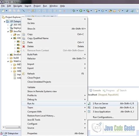 jsf datepicker example examples java code geeks 2022