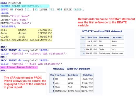 Solved Do Format Come Before Or After Input Statement Sas Support