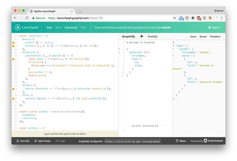 apollo launchpad the graphql server demo platform
